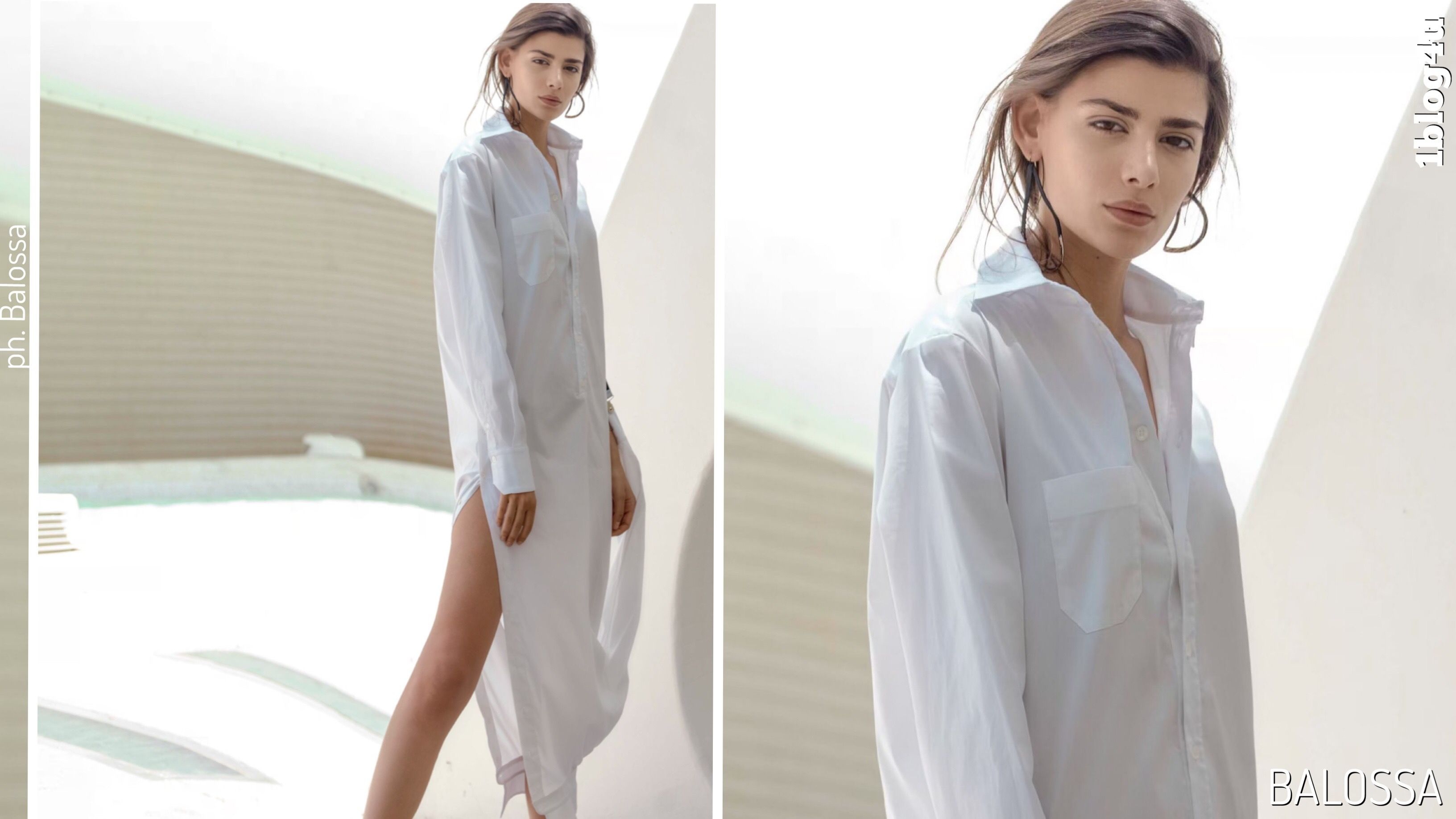 BALOSSA white shirt by Indra Kaffemanaite: Spring-Summer 2019 – 1blog4u