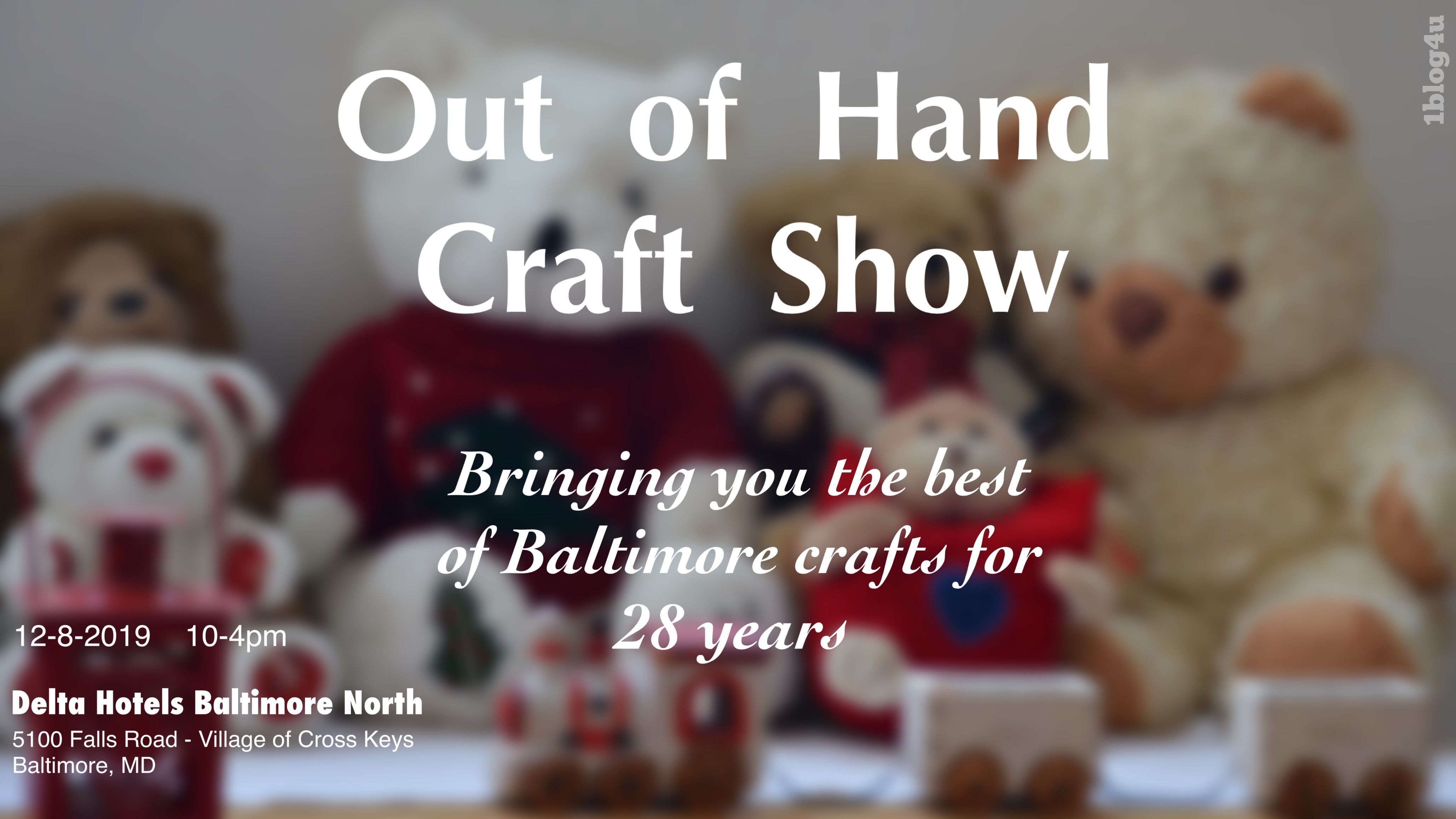 OUT OF HAND Craft Show 2019 – 1blog4u